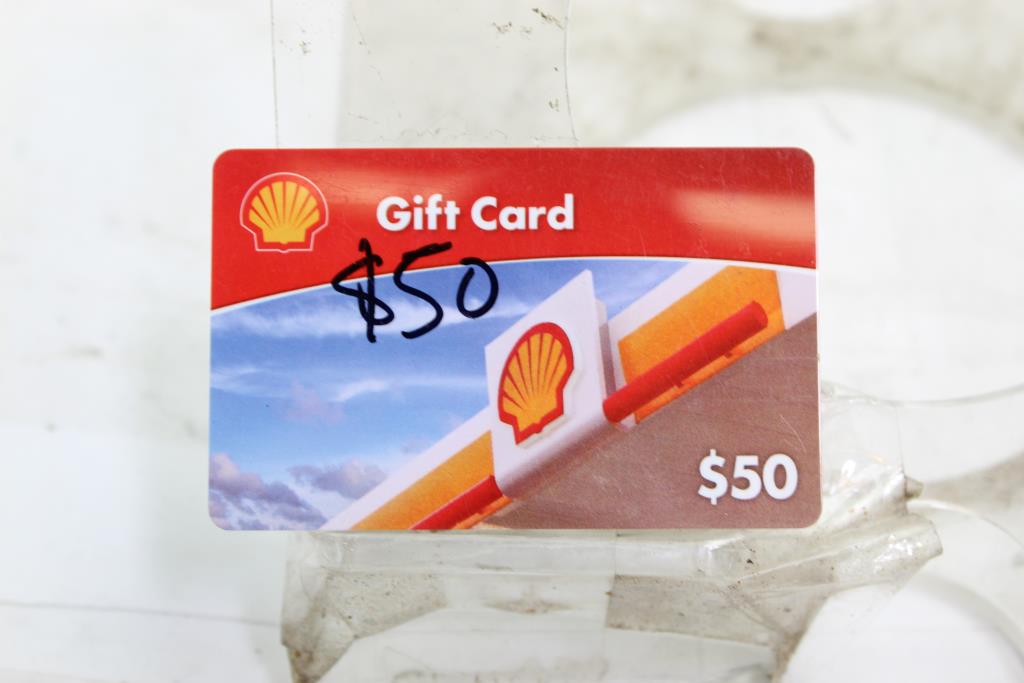 Shell Gas Station Gift Card Property Room