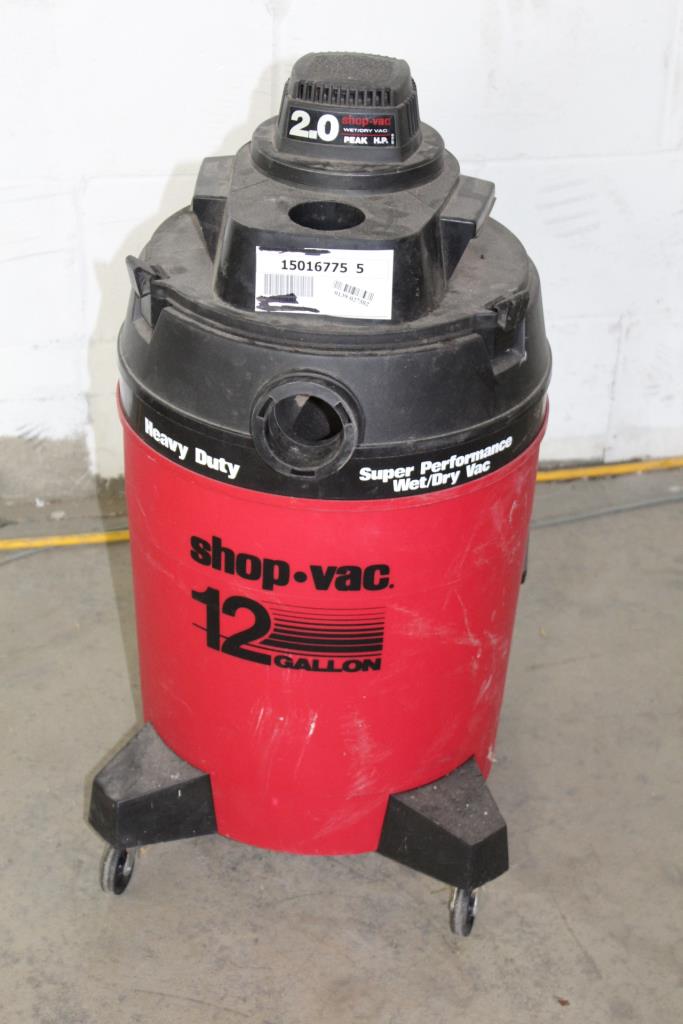Shop-Vac Heavy Duty 12 Gallon Wet/Dry Vacuum | Property Room