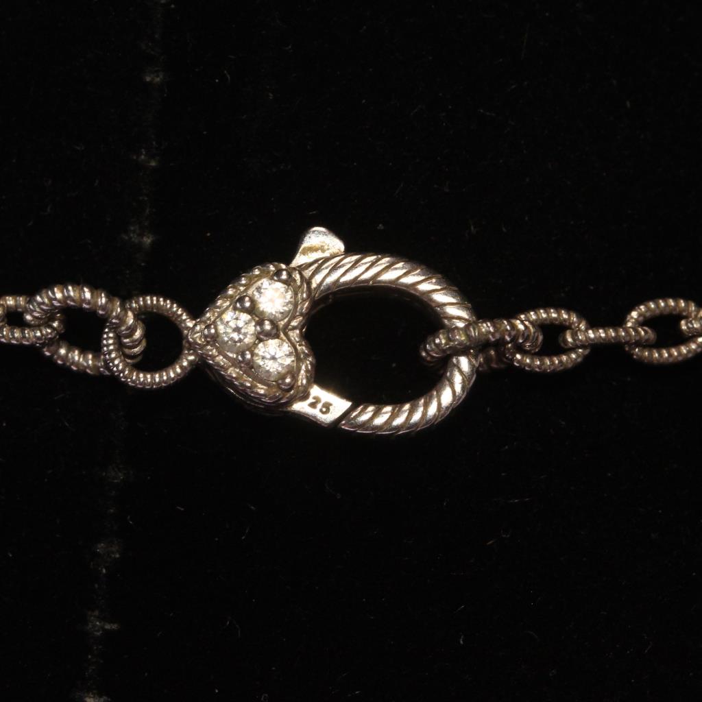 Silver 21g Judith Ripka Sun, Moon, And Stars Necklace | Property Room