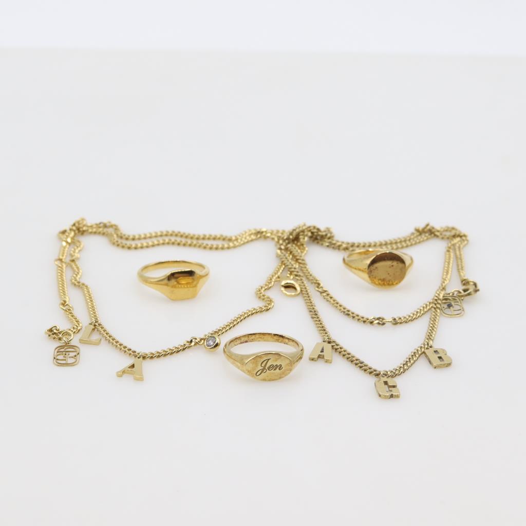 Silver And GP Jewelry, 5 Pieces | Property Room