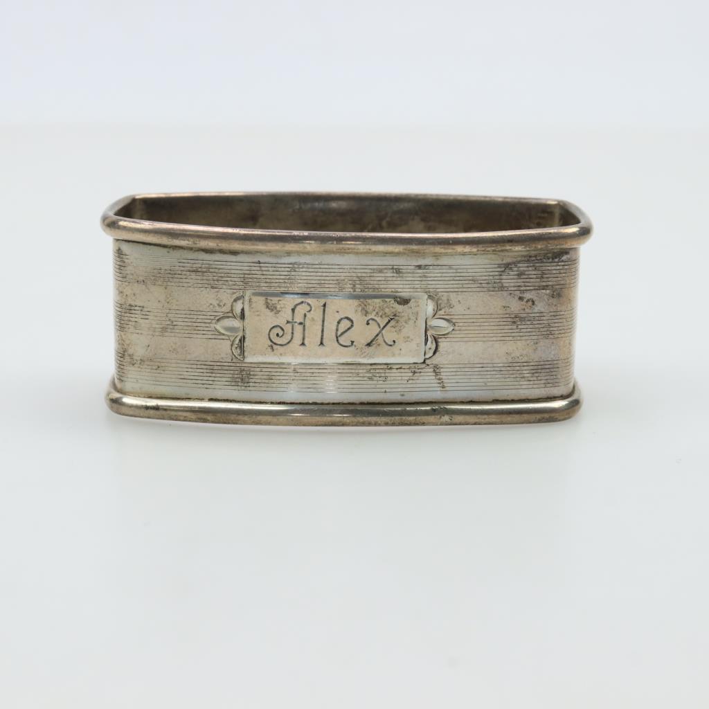 Silver Engraved Napkin Ring | Property Room