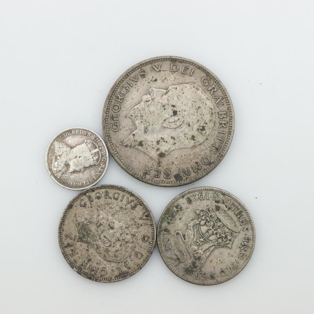 Silver Foreign Coins, 4 Pieces | Property Room