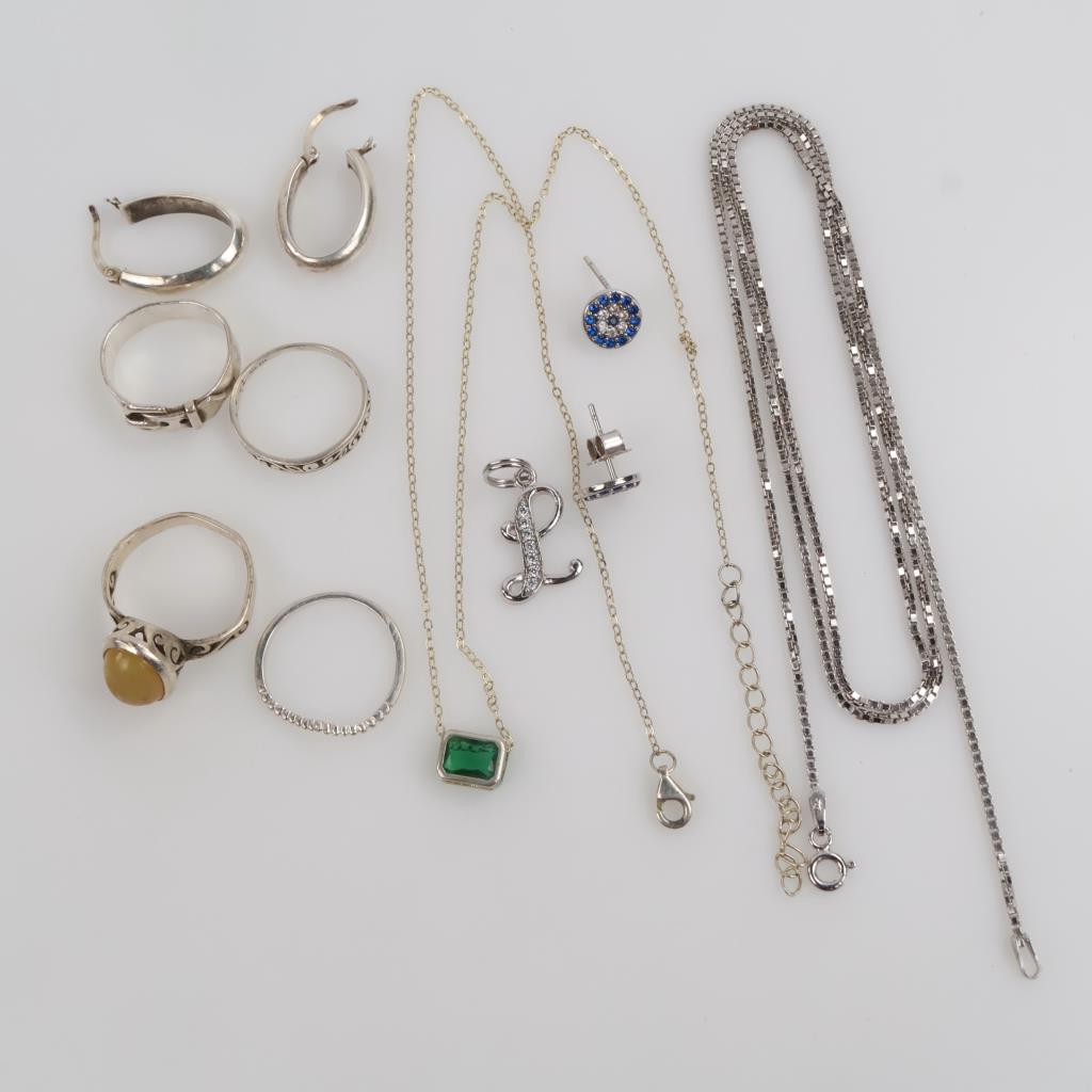 Silver Jewelry, 11 Pieces | Property Room