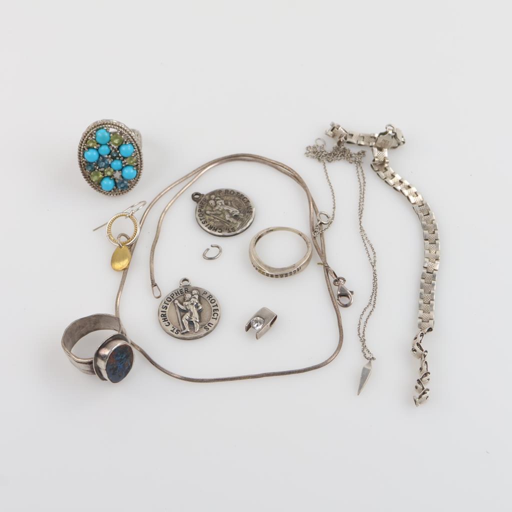 Silver Jewelry, 12 Pieces | Property Room