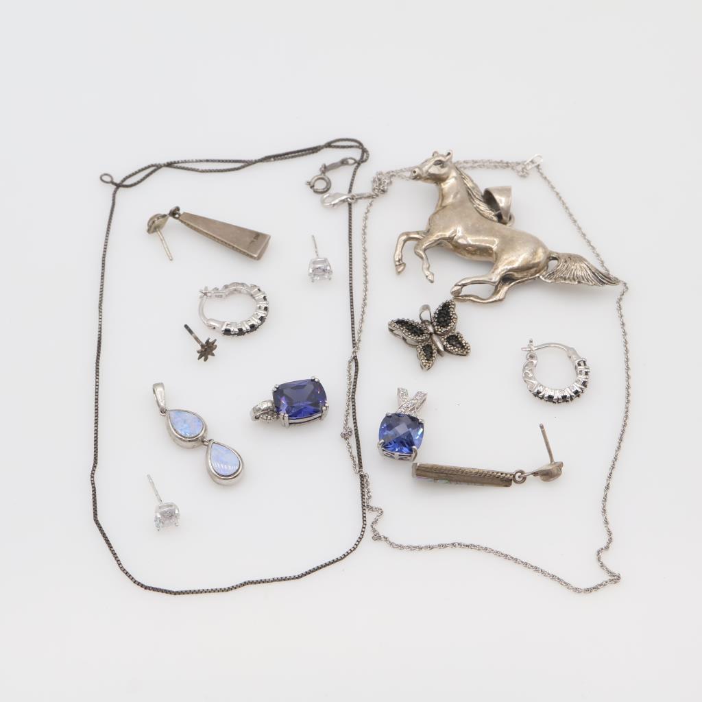 Silver Jewelry, 14 Pieces | Property Room