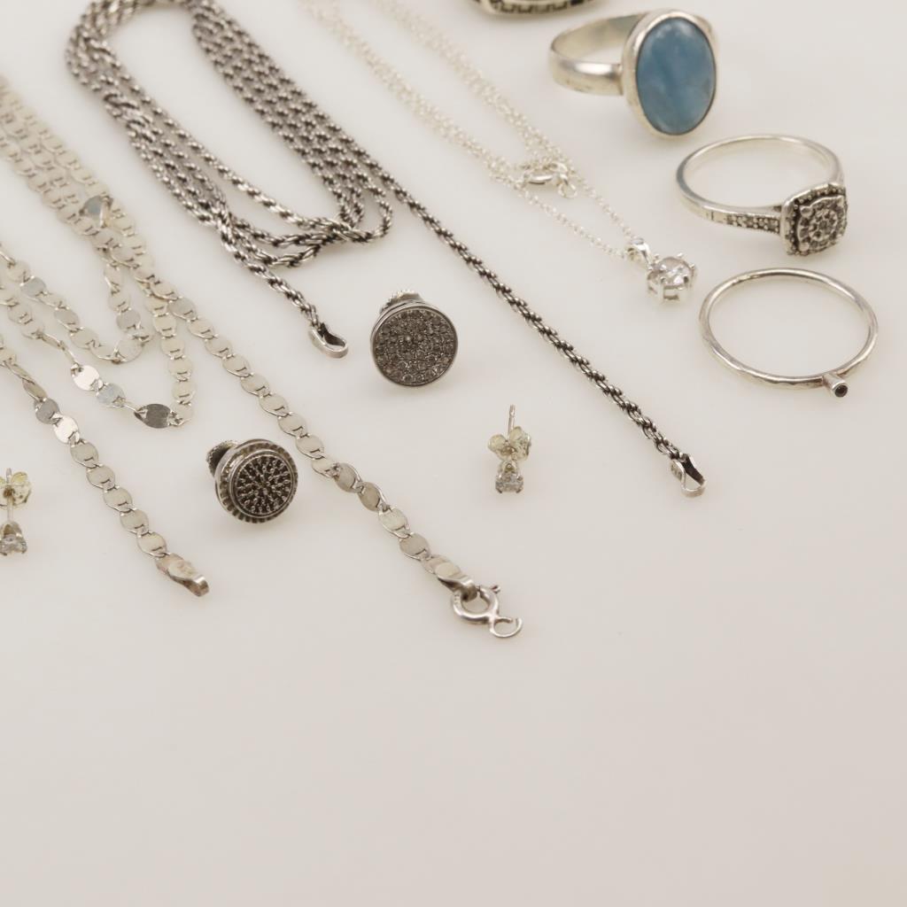 Silver Jewelry, 14 Pieces | Property Room