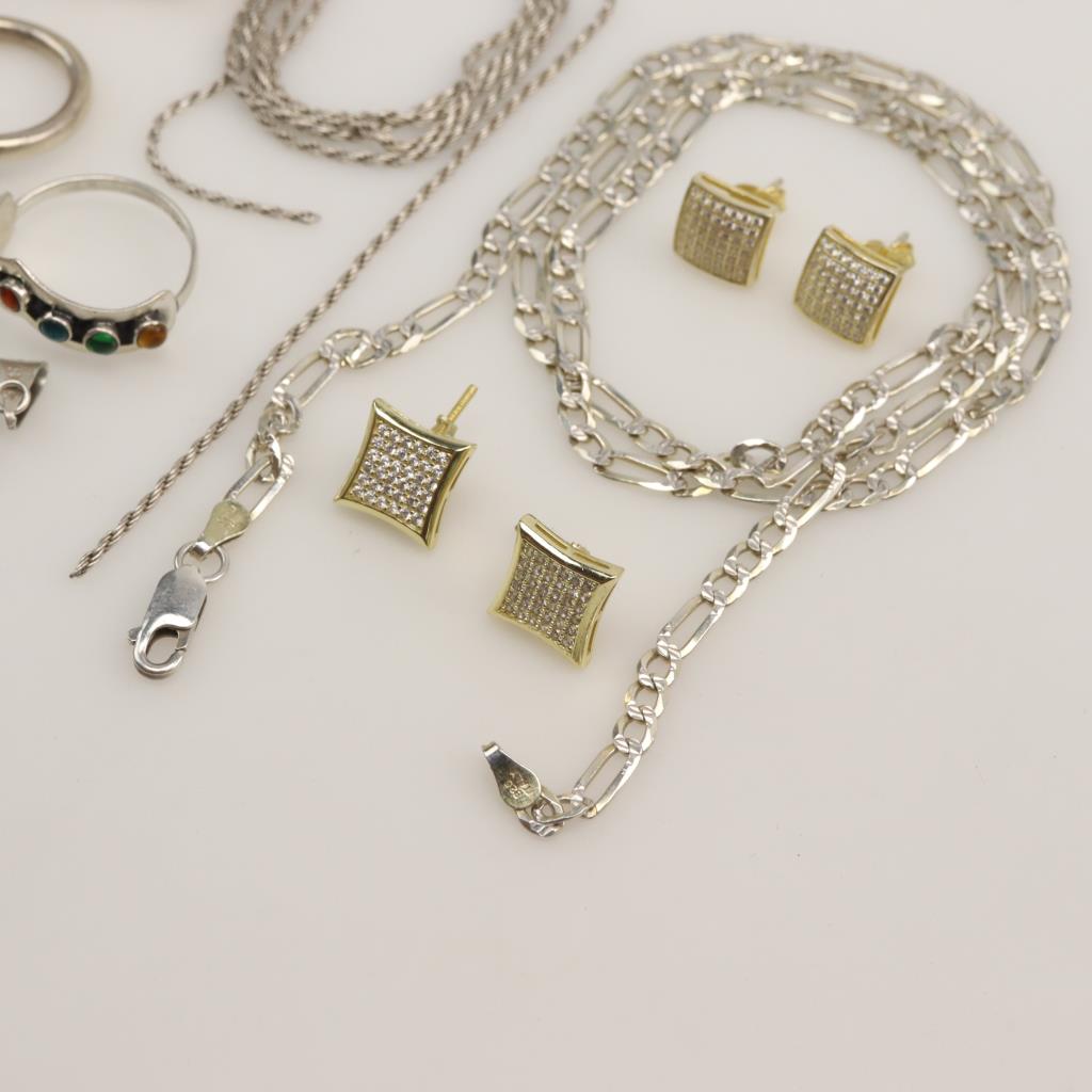 Silver Jewelry, 14 Pieces | Property Room