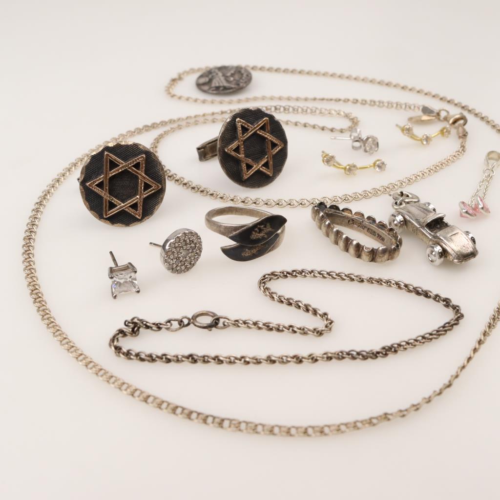 Silver Jewelry, 14 Pieces | Property Room