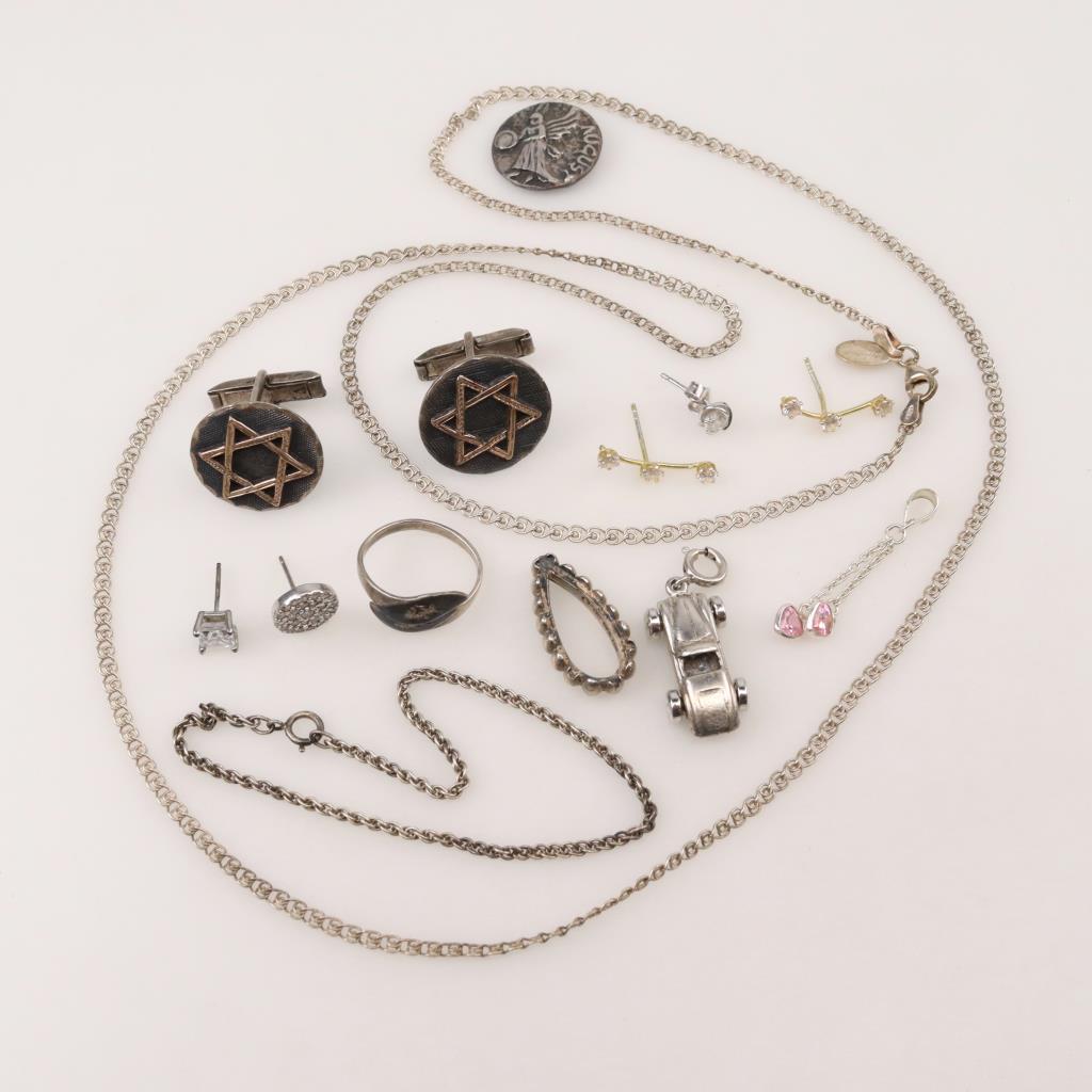 Silver Jewelry, 14 Pieces | Property Room