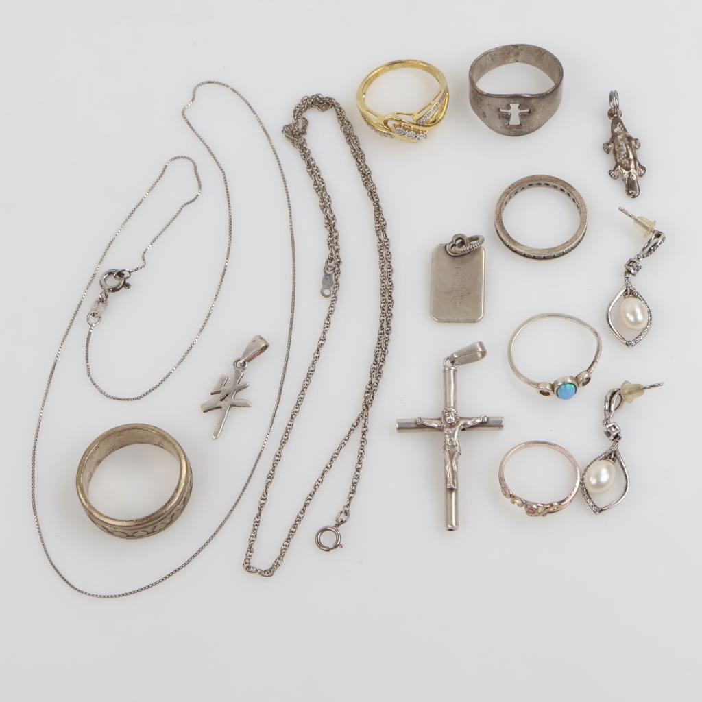 Silver Jewelry, 14 Pieces | Property Room
