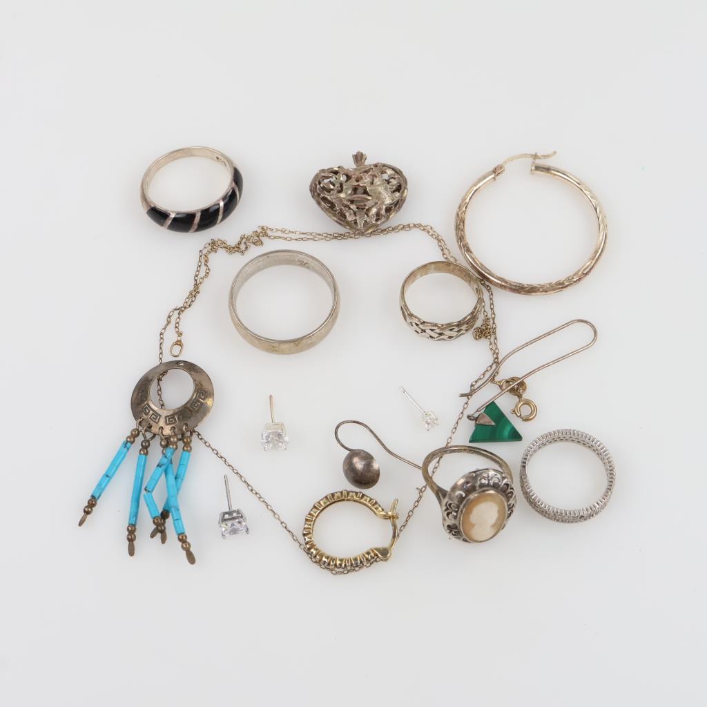 Silver Jewelry, 17 Pieces | Property Room