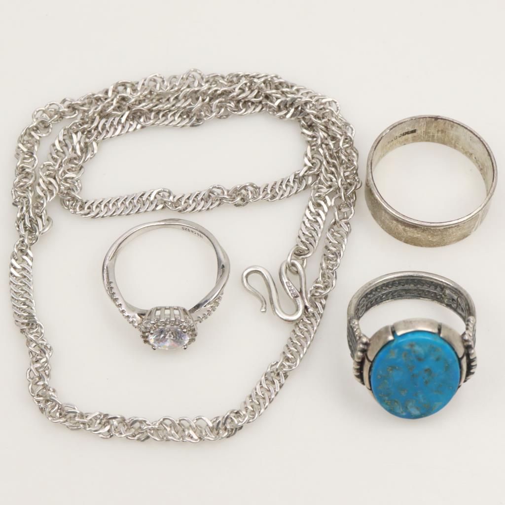 Silver Jewelry, 4 Pieces | Property Room