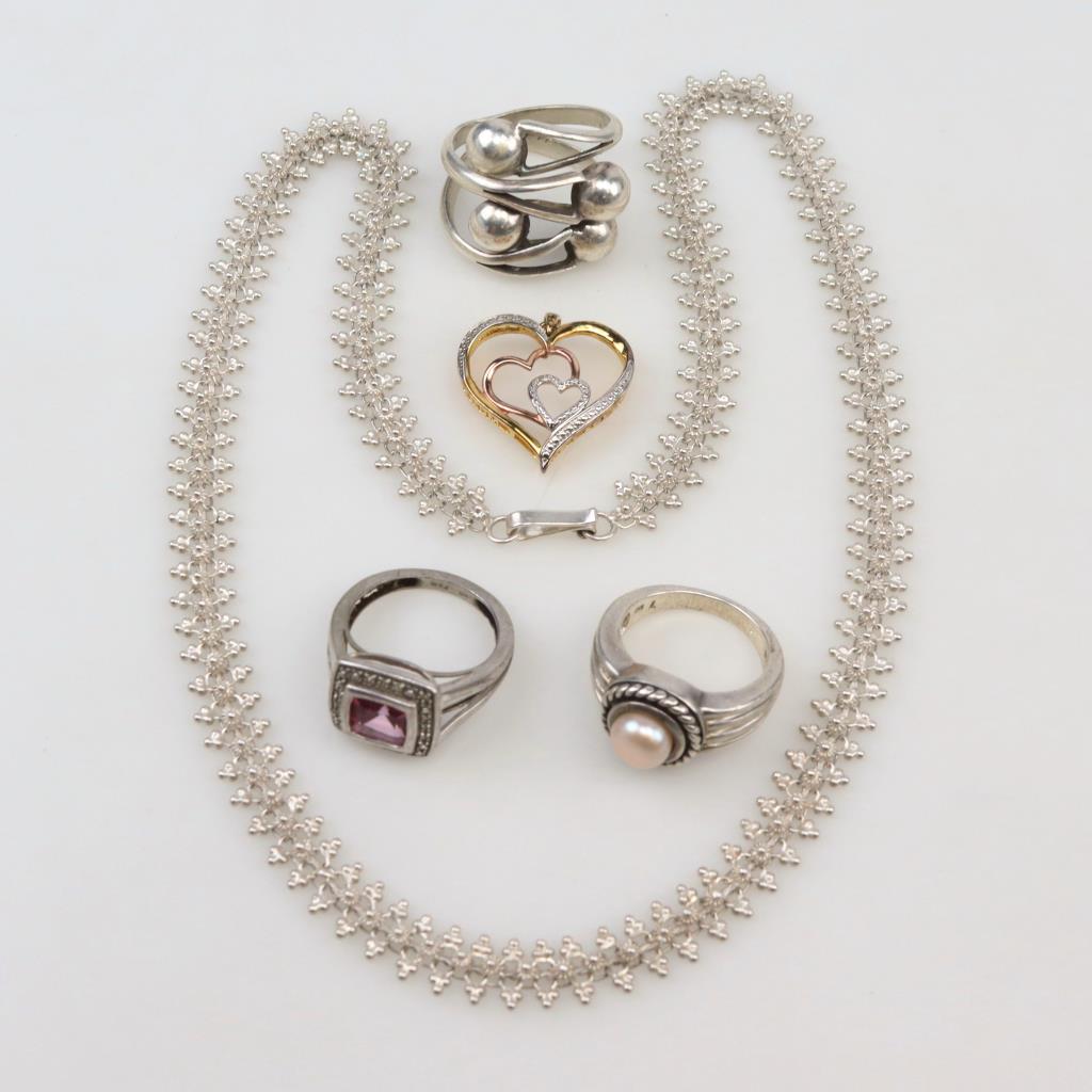 Silver Jewelry, 5 Pieces | Property Room