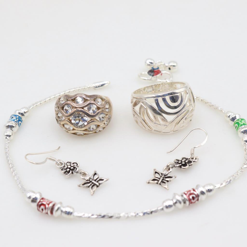 Silver Jewelry, 5 Pieces | Property Room