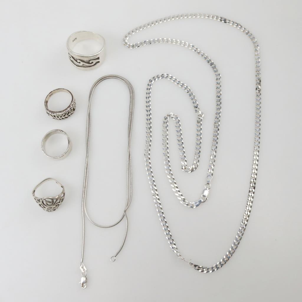 Silver Jewelry, 6 Pieces | Property Room