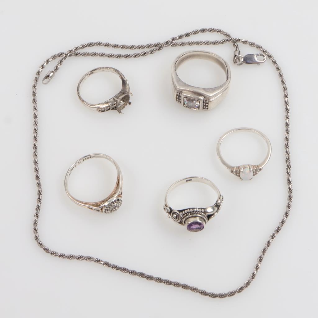 Silver Jewelry, 6 Pieces | Property Room