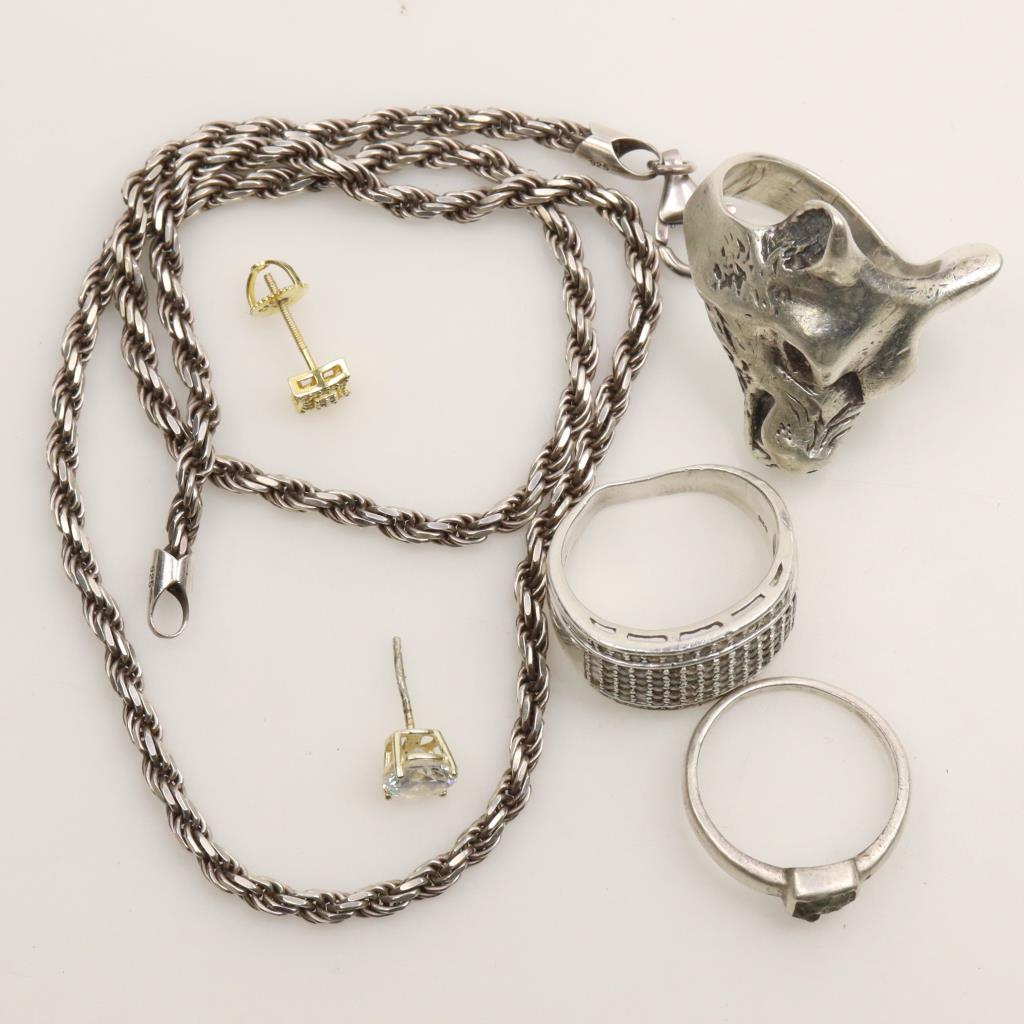 Silver Jewelry, 6 Pieces | Property Room