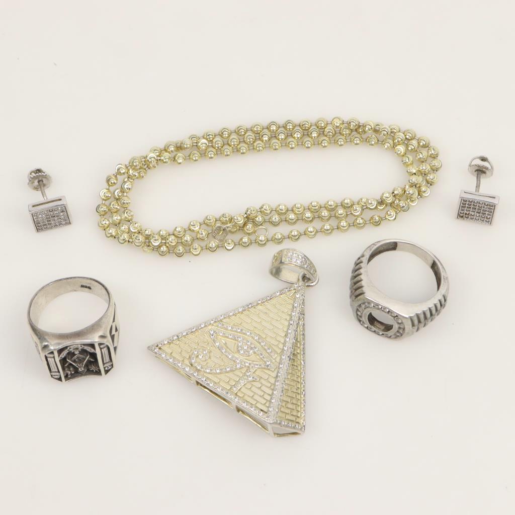 Silver Jewelry, 6 Pieces | Property Room