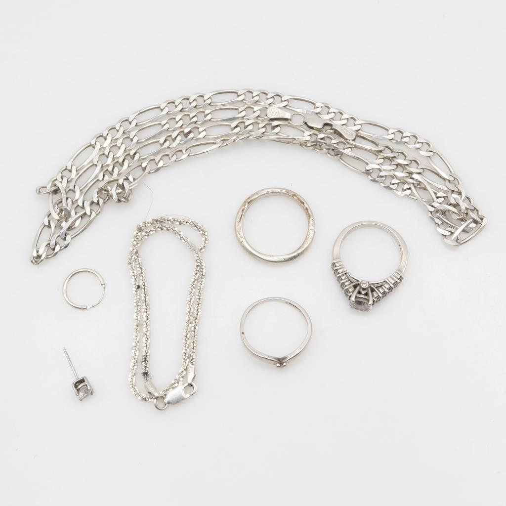 Silver Jewelry, 7 Pieces | Property Room
