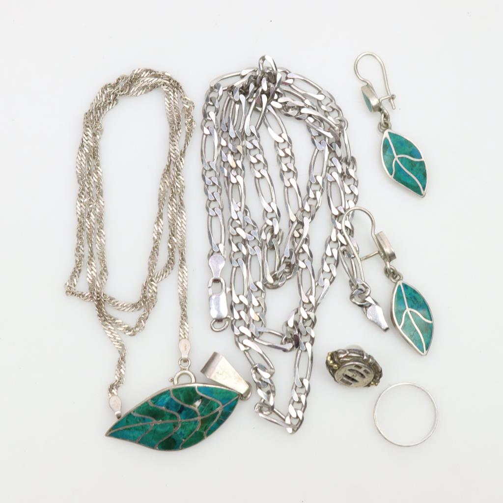 Silver Jewelry, 7 Pieces | Property Room