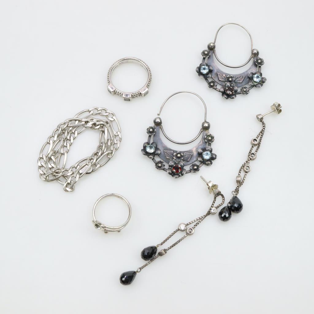 Silver Jewelry, 7 Pieces | Property Room