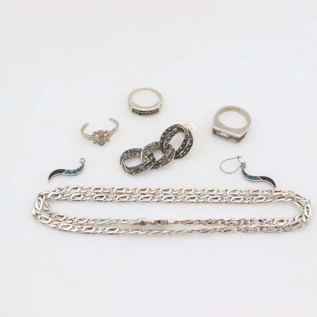 Silver Jewelry, 7 Pieces | Property Room