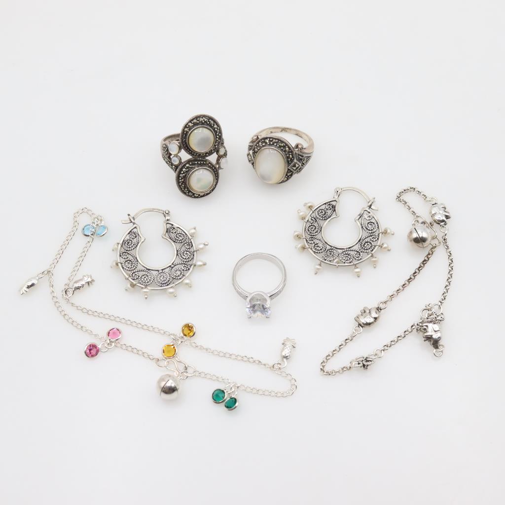 Silver Jewelry, 7 Pieces | Property Room