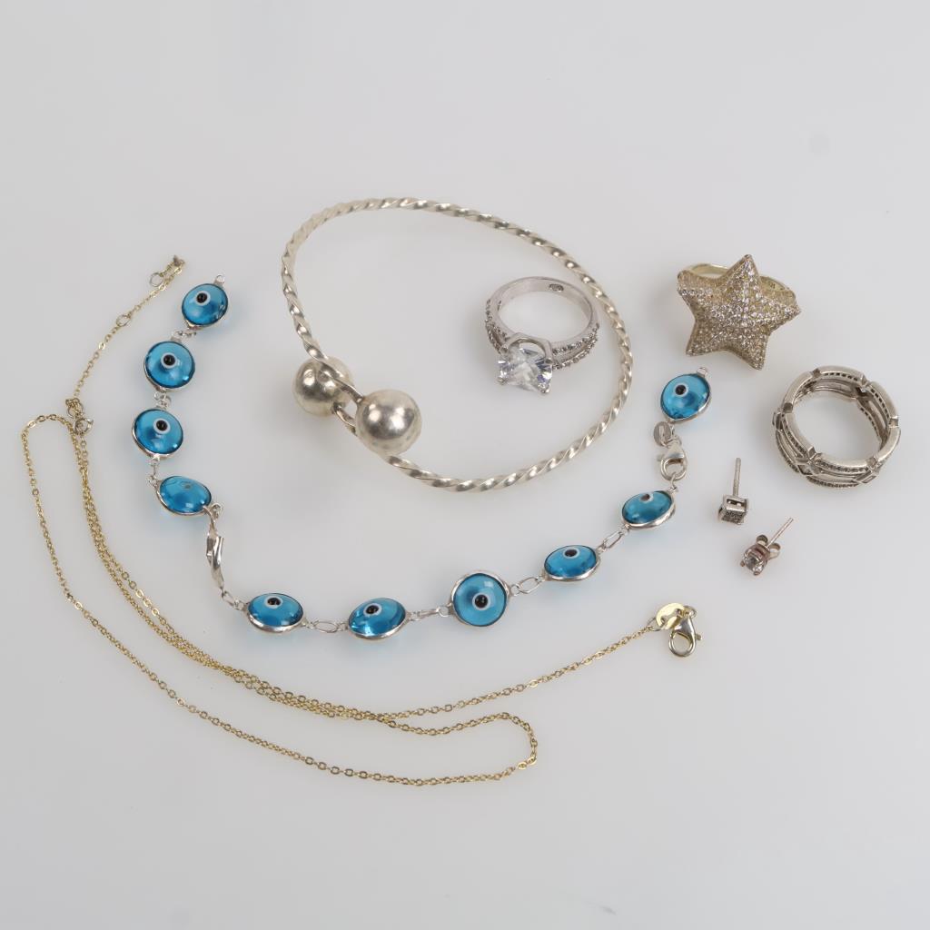 Silver Jewelry, 8 Pieces | Property Room