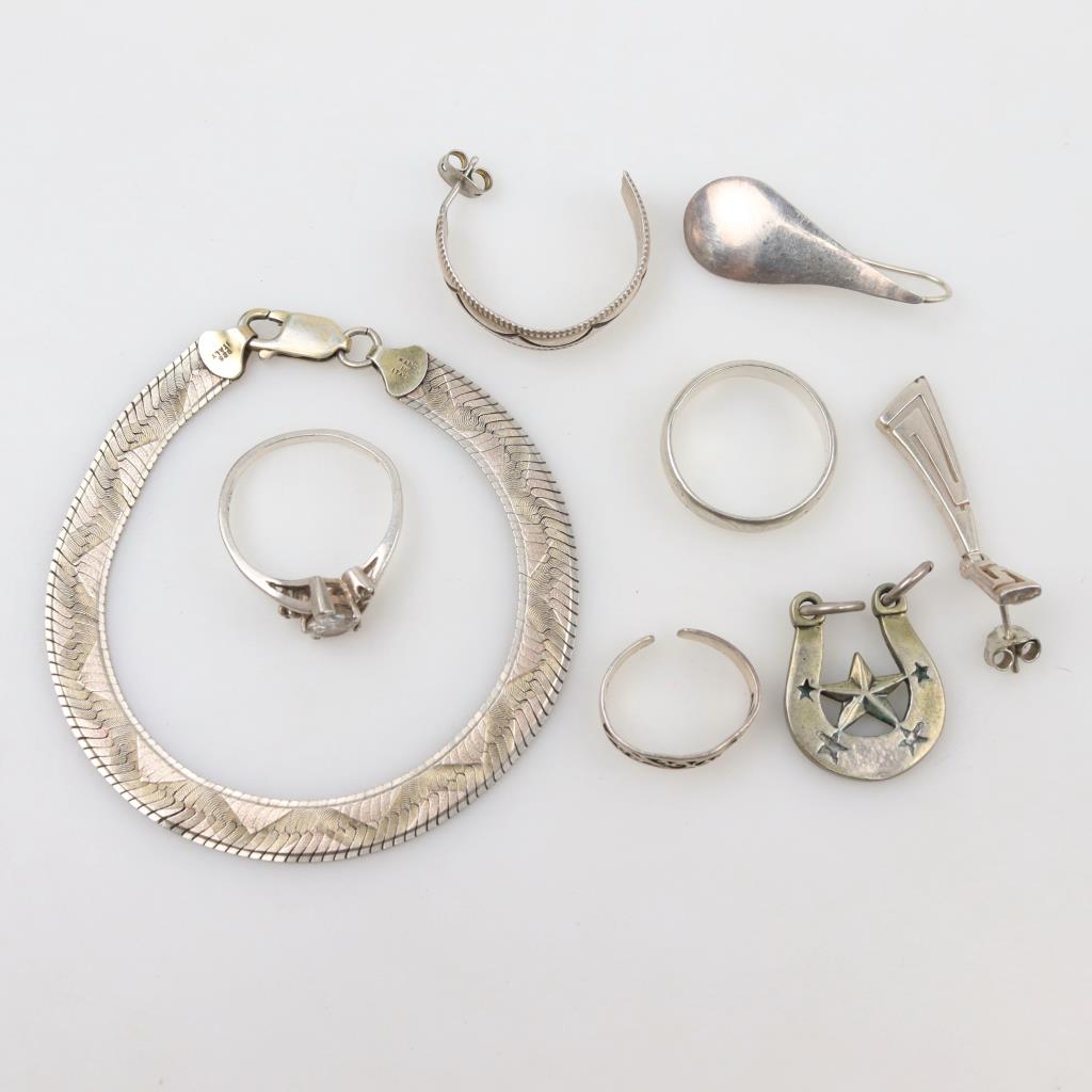 Silver Jewelry, 8 Pieces | Property Room