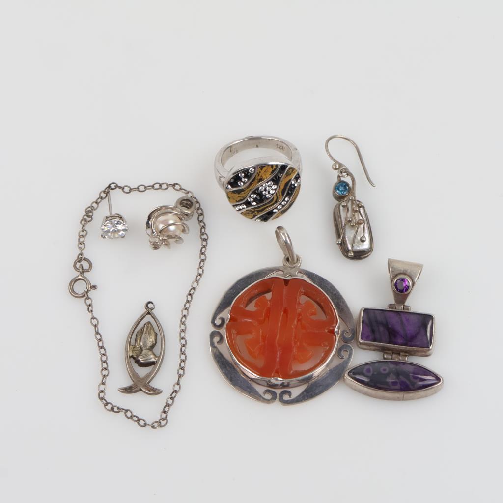 Silver Jewelry, 8 Pieces | Property Room