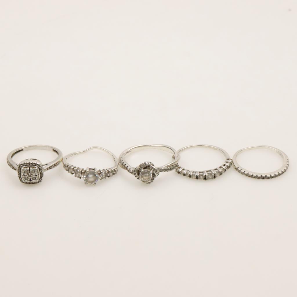 Silver Rings, 5 Pieces | Property Room