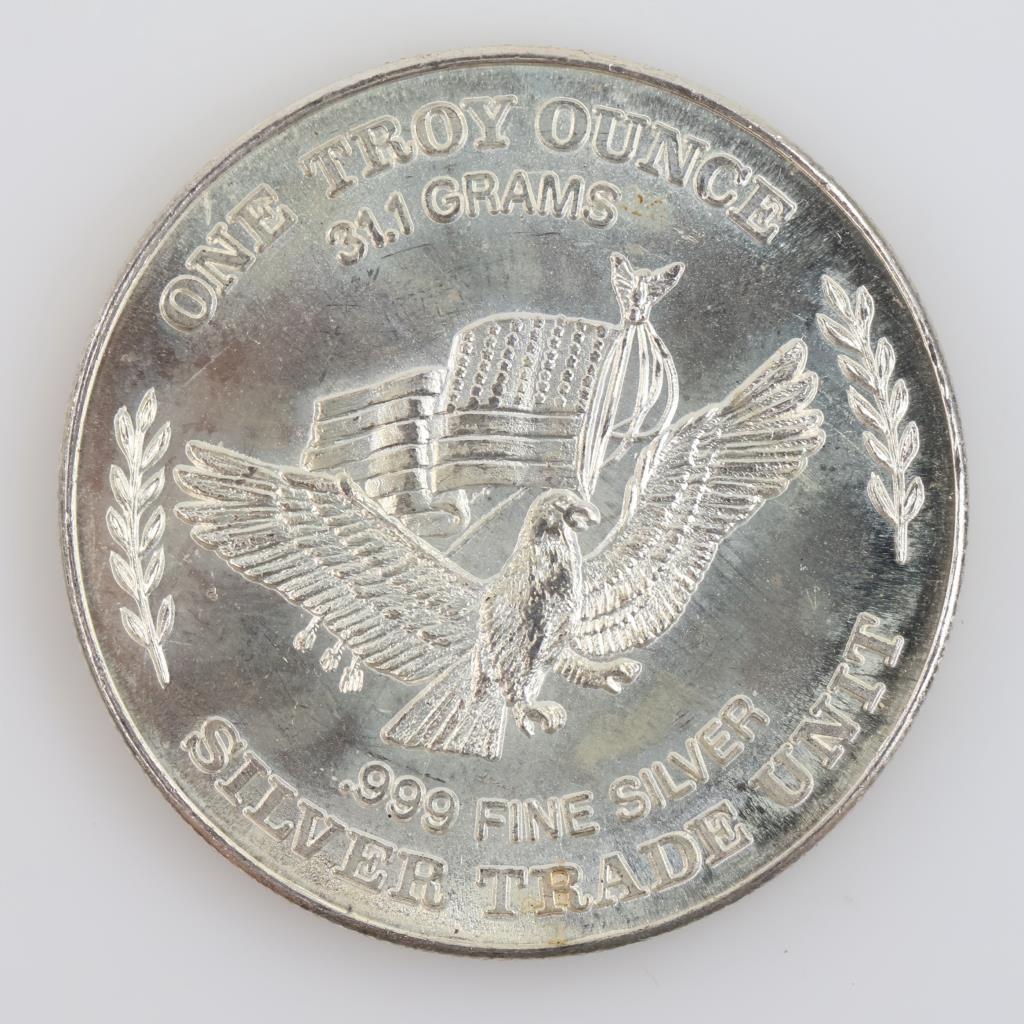 Silver Trade Unit Fine Silver 1 Troy. Oz. Round | Property Room