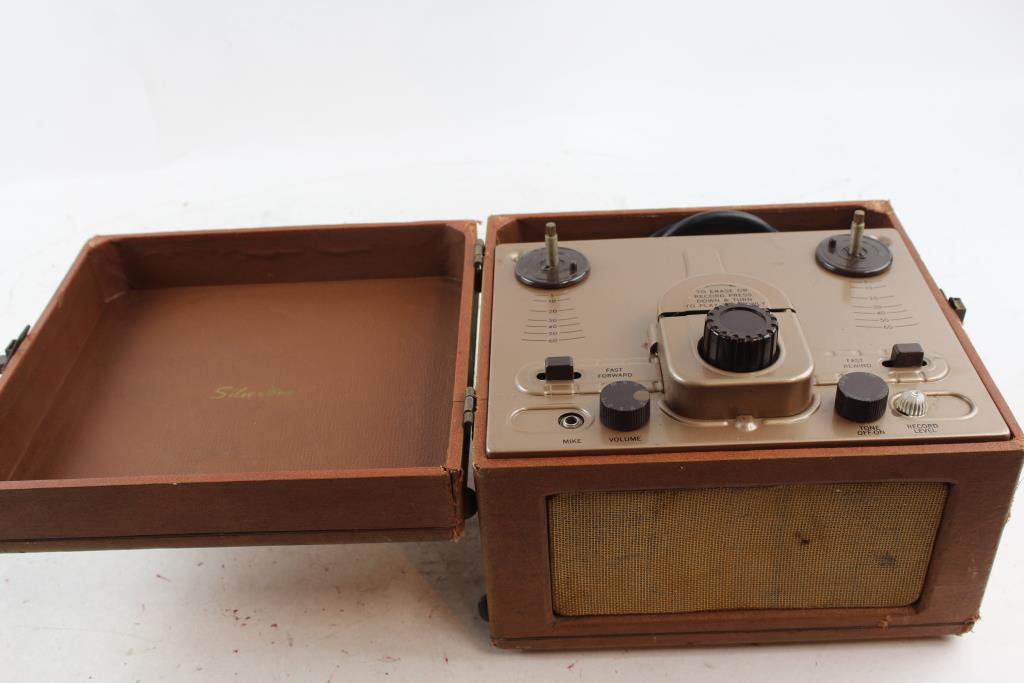 Silvertone Vintage 5mm - 60mm Tape Recorder | Property Room