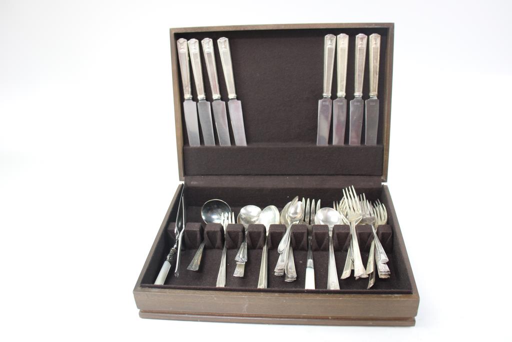 Silverware Set In Wooden Box | Property Room