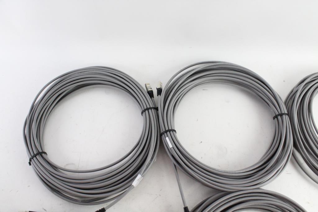 Sinbon Cat 6 Cables, 20+' Each, 10+ Pieces | Property Room