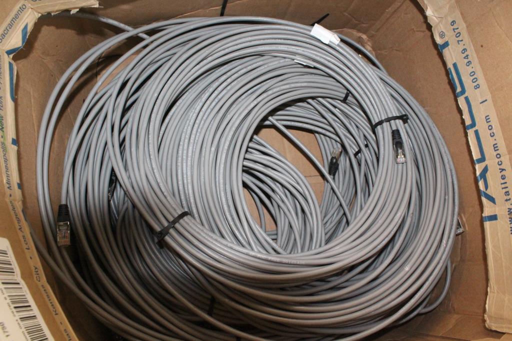 Sinbon Cat 6 Cables, 20+' Each, 10+ Pieces | Property Room