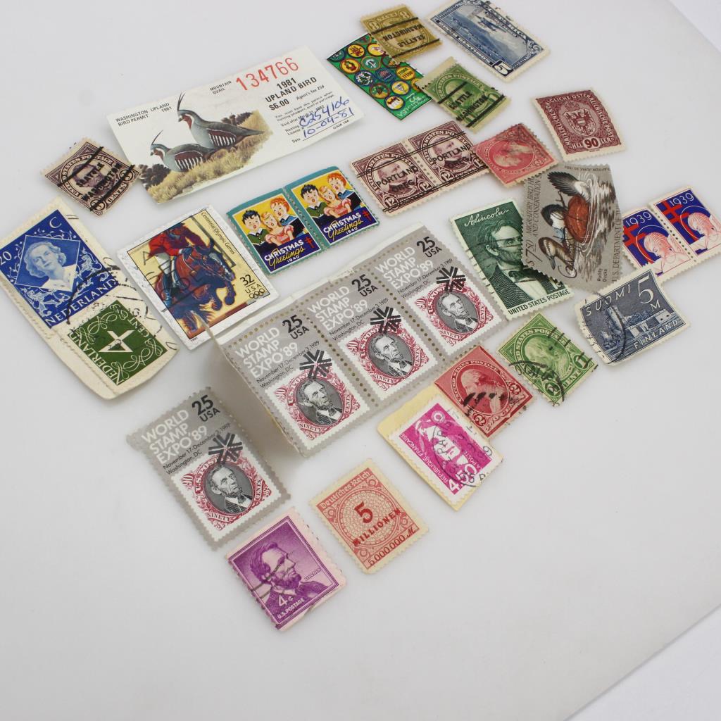 Single Stamps, 28 Pieces | Property Room