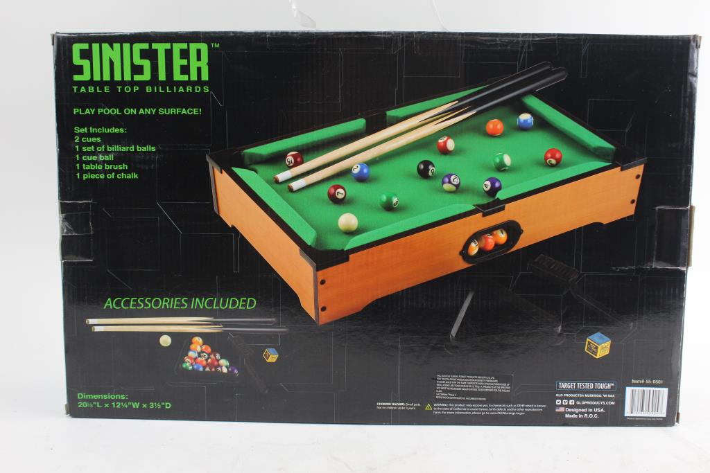 Sinister Table Top Billiards | Property Room