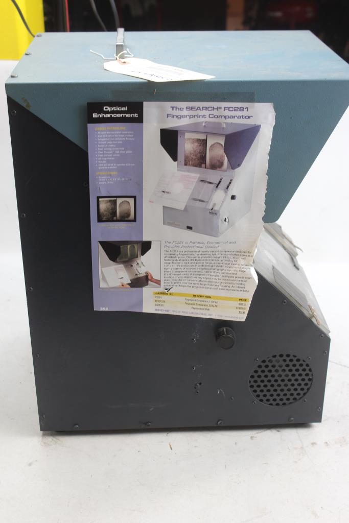 Sirchie Fc281 Fingerprint Comparator | Property Room