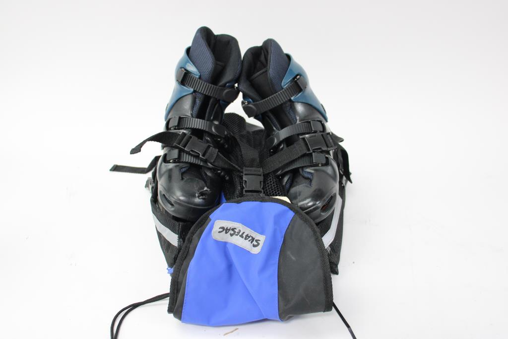Skate Attack In-line Skaktes, Pads And Bag 3+ Pieces | Property Room