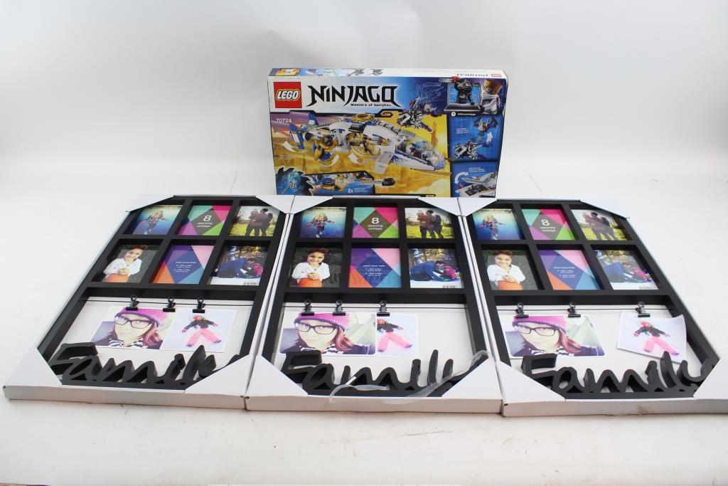 Skateboards, Lego NinjaCopter, & Uniek Photo Collage Frames; 8 Pieces ...