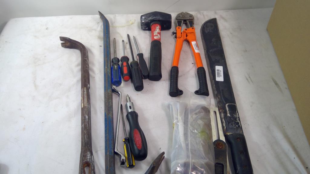 Sledge Hammer, Machete, And More, 25+ Pieces | Property Room