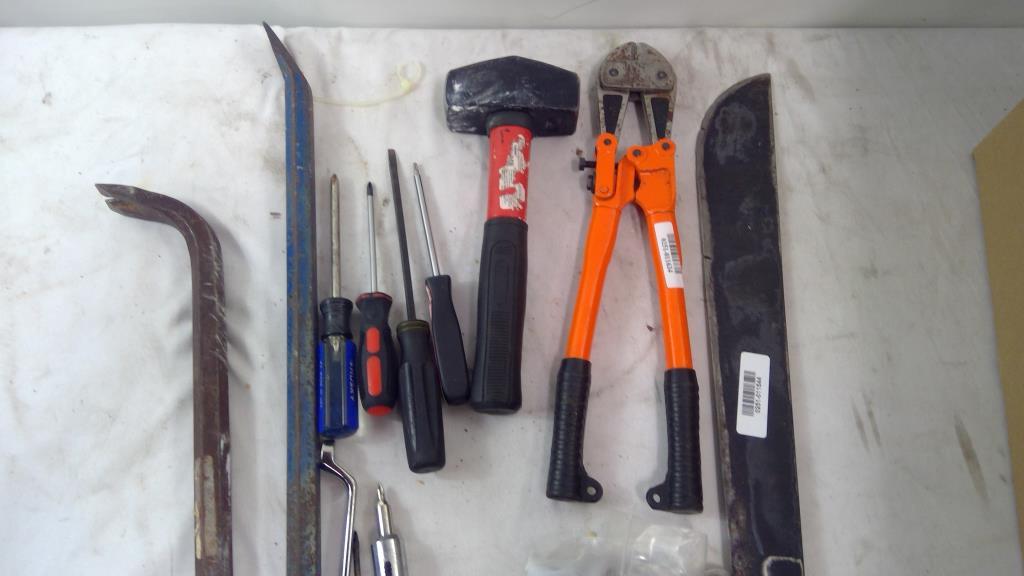 Sledge Hammer, Machete, And More, 25+ Pieces | Property Room