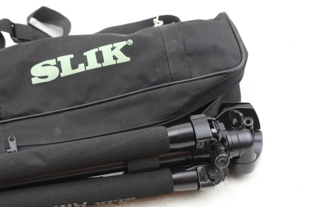 Slik Pro 330DX-B Tripod With Case | Property Room