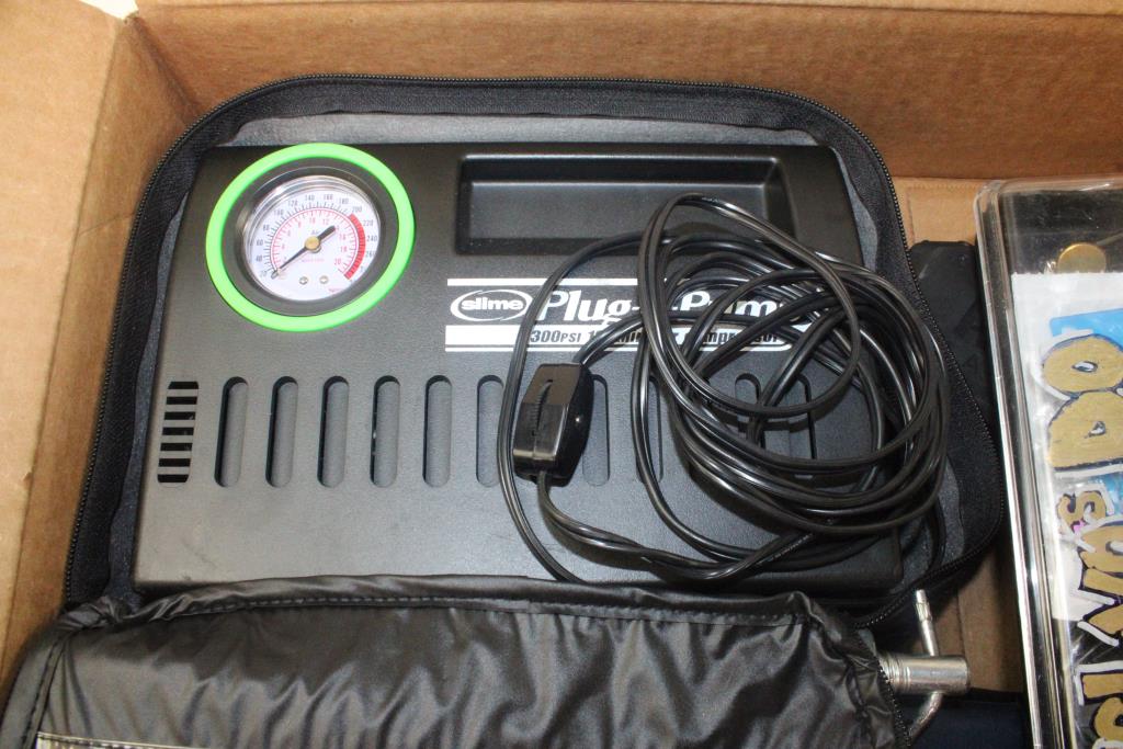 Slime Plug-n-Pump 300psi 12v Mini Air Compressor, Mac Tools, And More ...