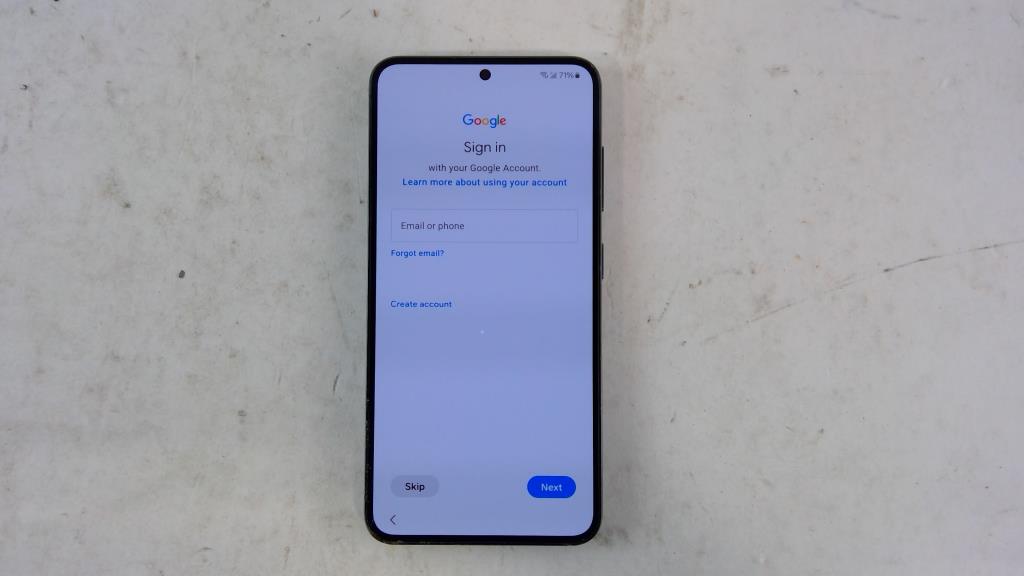 Smartphone, Google Account Locked, Sold For Parts | Property Room