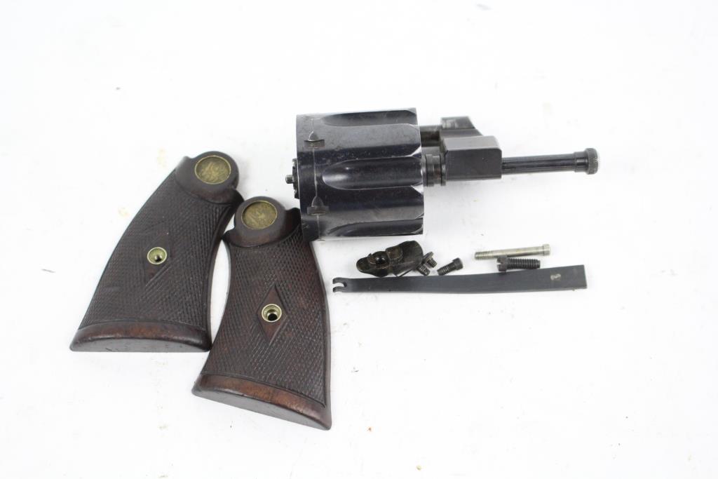 Smith And Wesson Revolver Parts, Cylinder With Ejector, Release Button ...