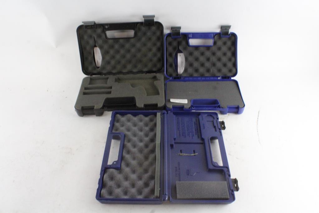 Smith & Wesson And Colt Handgun Cases, 3 Pieces | Property Room