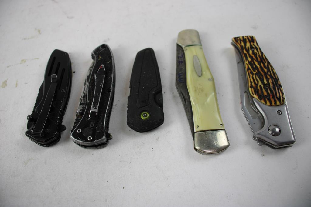 Smith & Wesson And Other Knives, 5 Pieces | Property Room