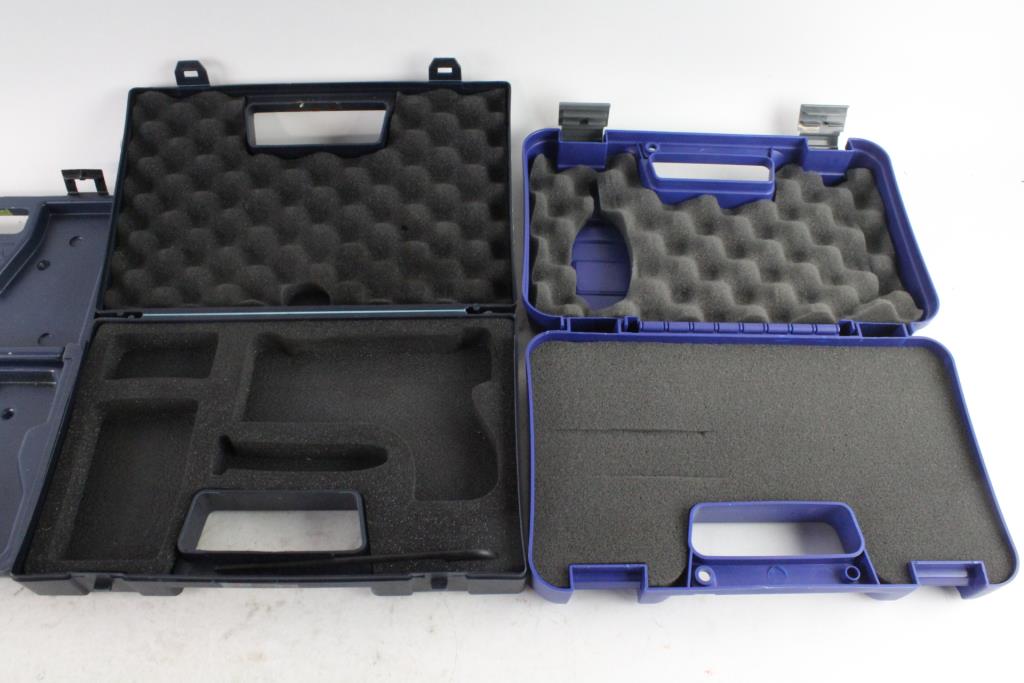 Smith & Wesson, Beretta, Walther Hard Shell Pistol Cases, 4 Pieces ...